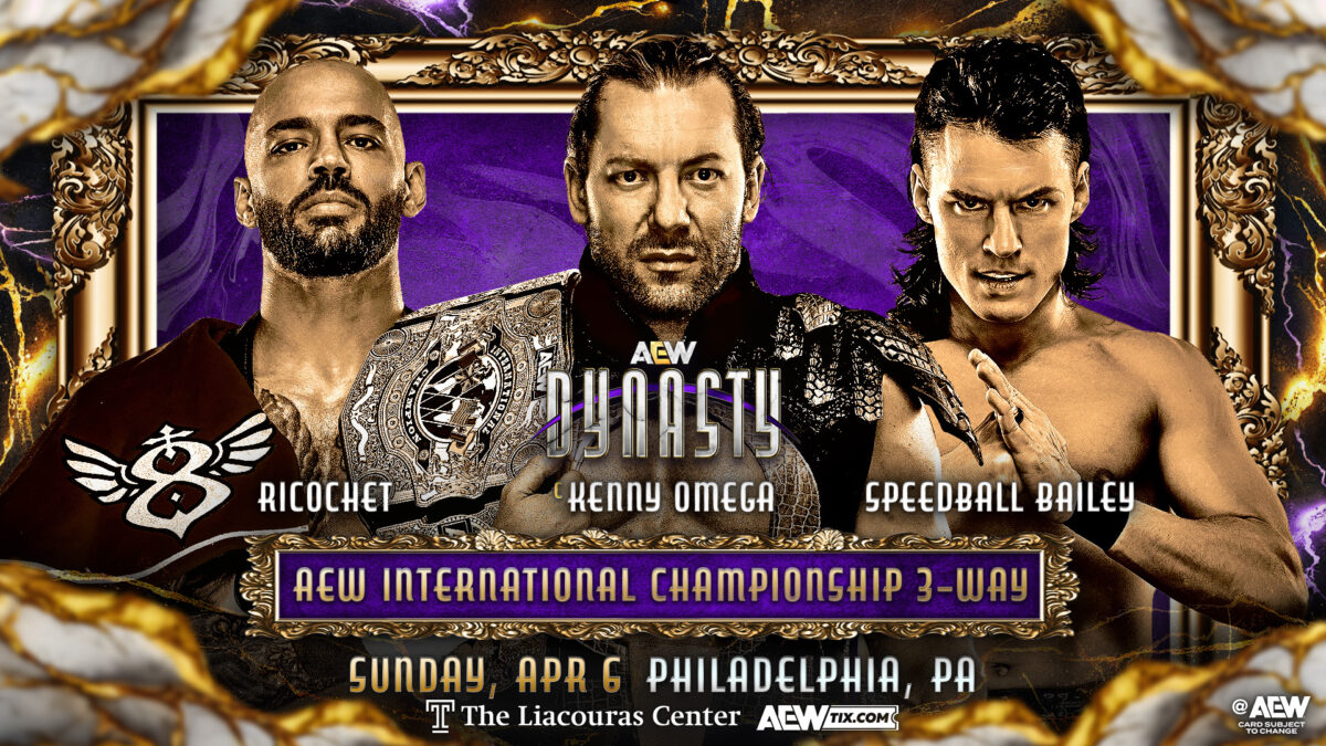 Mike Bailey y Ricochet retarán a Kenny Omega por el Campeonato Internacional de AEW en Dynasty ...