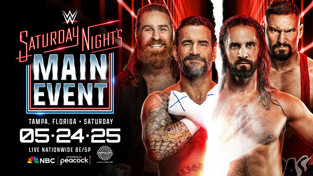 Cartelera WWE Saturday Night’s Main Event 24 de mayo de 2025 - WWE Wrestlemania 41 En Vivo
